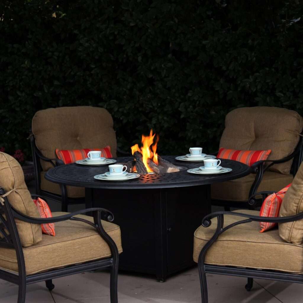 Darlee Nassau 5 Piece Patio Fire Pit Set | The Outdoor Store